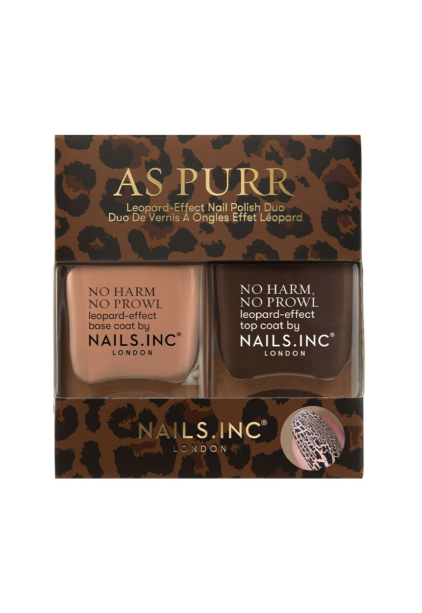 As Purr Leopard Nail Polish Duo – Nails Inc London