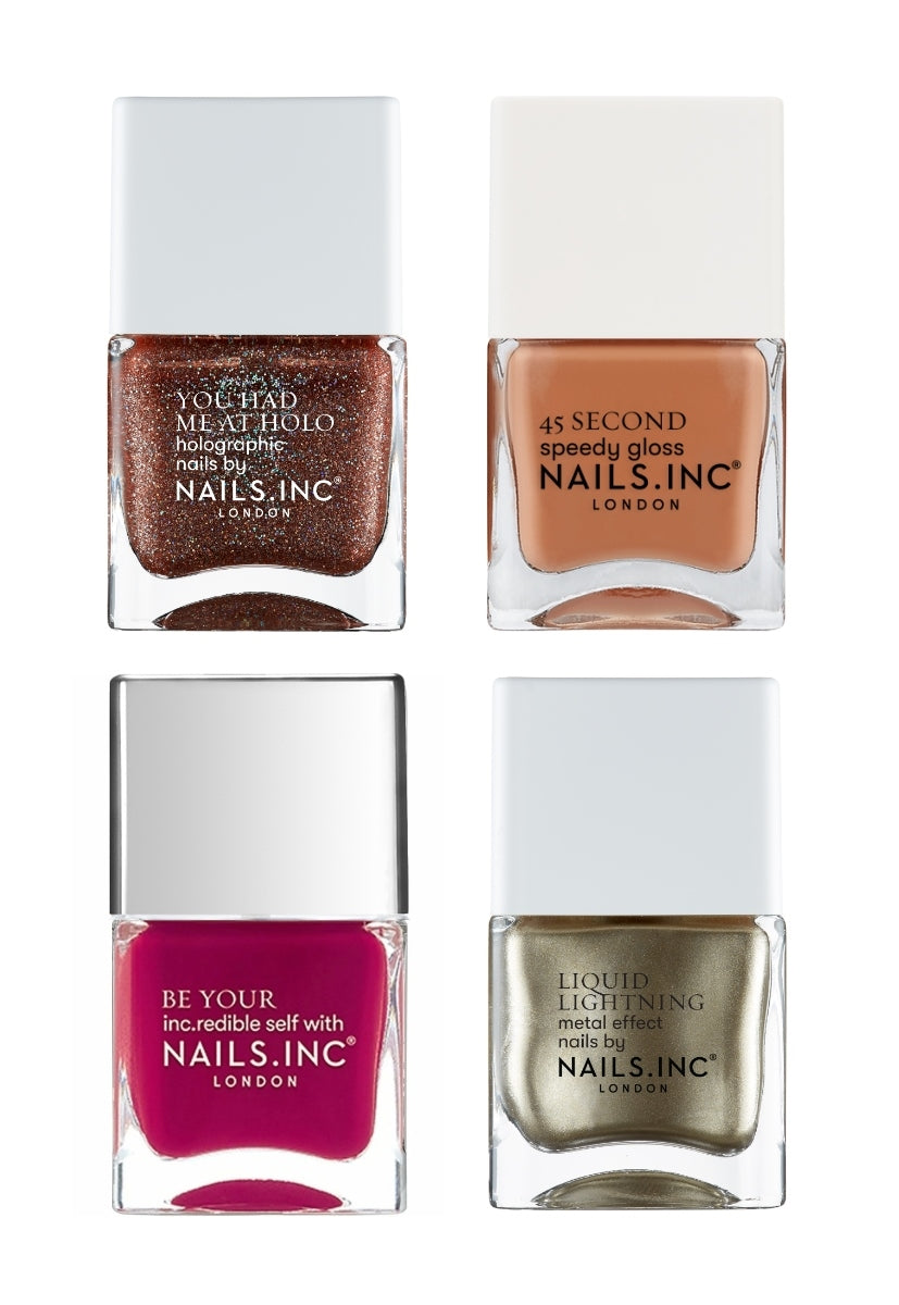 Ember Elegance 4-Piece Nail Polish Set – Nails Inc London